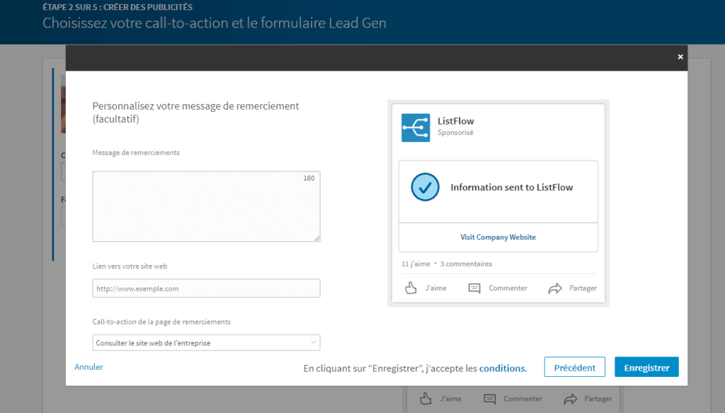 Linkedin Lead Gen Forms - Guide complet | Salesdorado