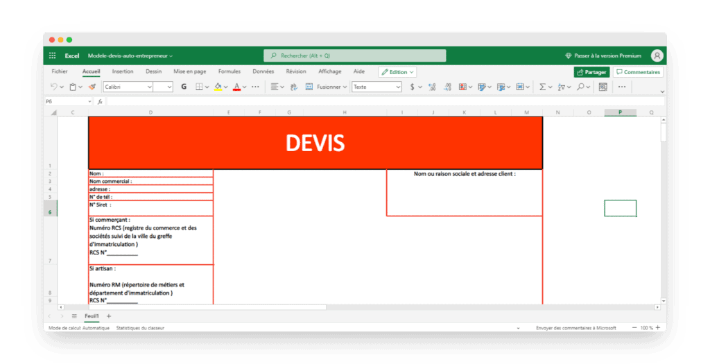 Modèles de devis en téléchargement gratuit | Excel & Word | Exemples
