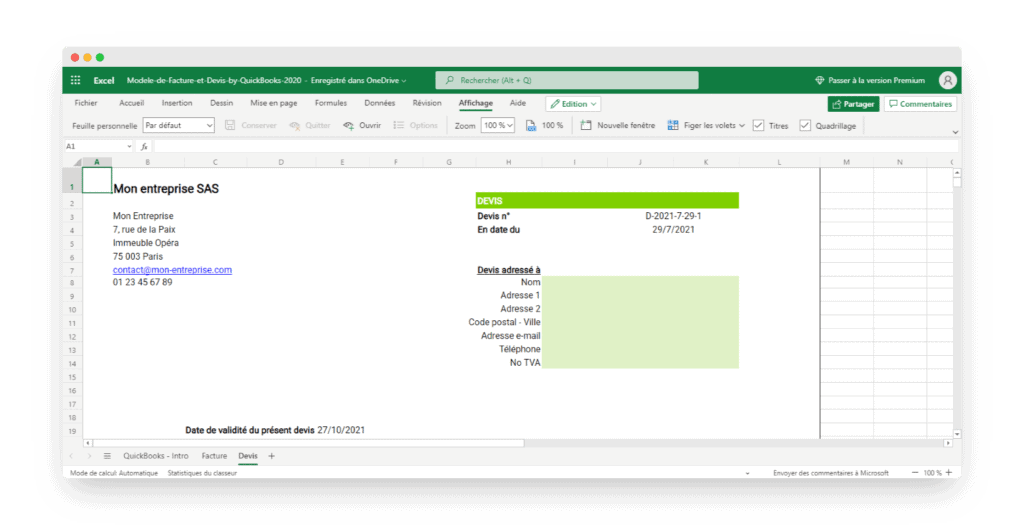 Modèles de devis en téléchargement gratuit | Excel & Word | Exemples