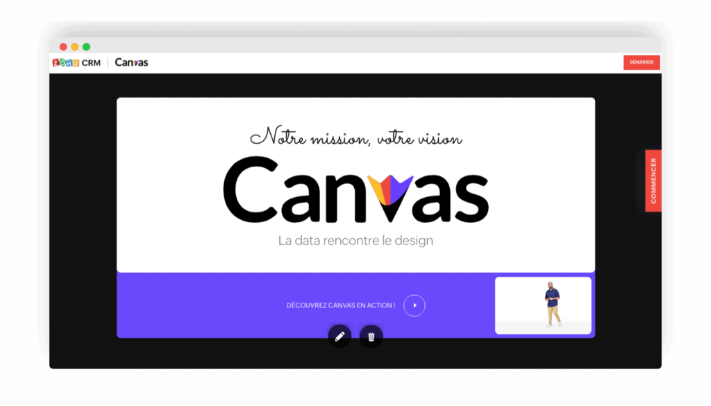 Personnaliser l'expérience CRM pour vos équipes avec Zoho Canvas