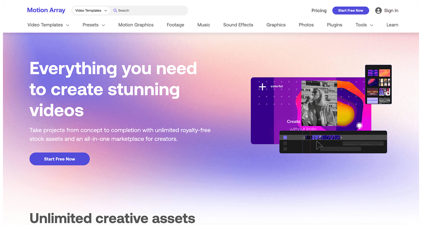 Los 15 mejores bancos de vídeo gratuitos y de pago sin derechos de autor