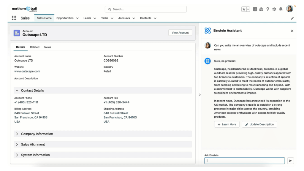 Visão Geral Recursos E Preços Do Salesforce Einstein Ia