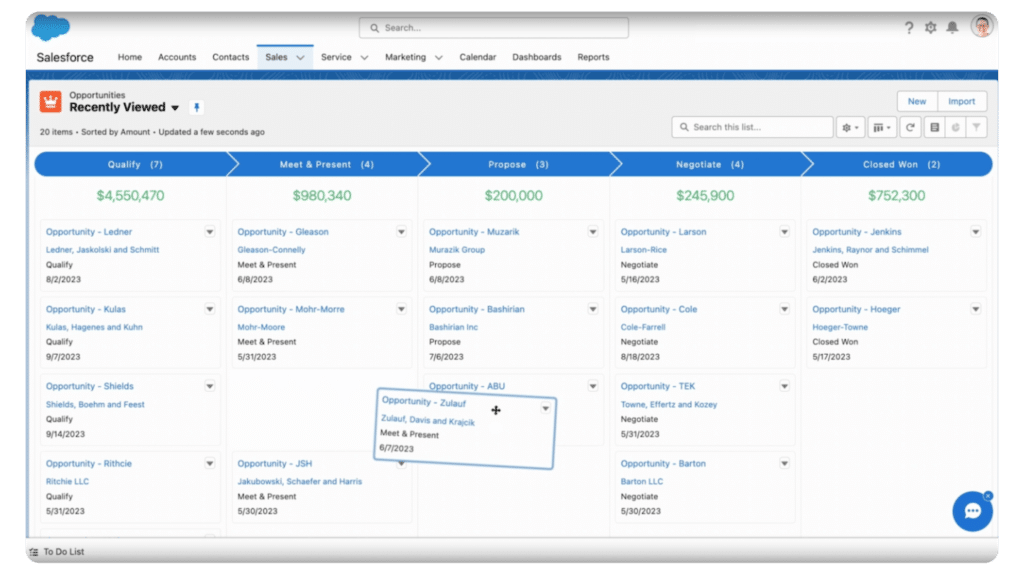 Salesforce Starter : Fonctionnalités | Avis clients | Prix | Salesdorado