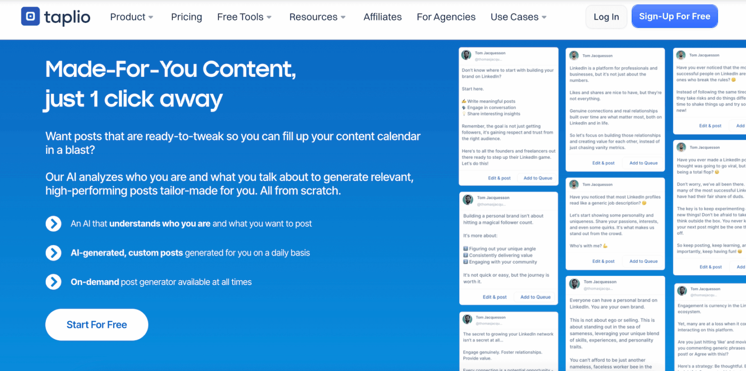 Taplio review: is this AI-powered LinkedIn tool worth it? | Salesdorado
